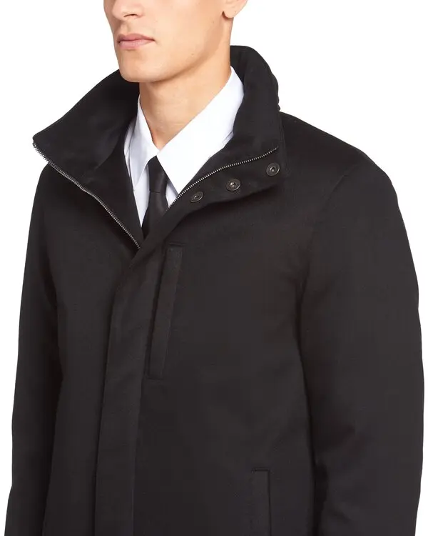 Prada Long Cashmere Puffer Jacket