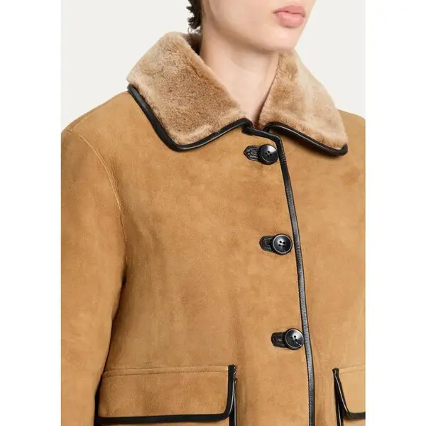 Fleurette Shearling Barn Jacket