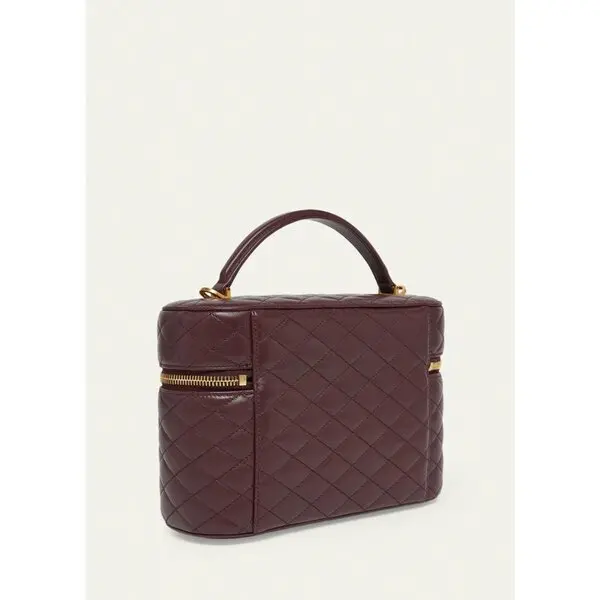 Saint Laurent Gaby Large Vanity Bag - Wine