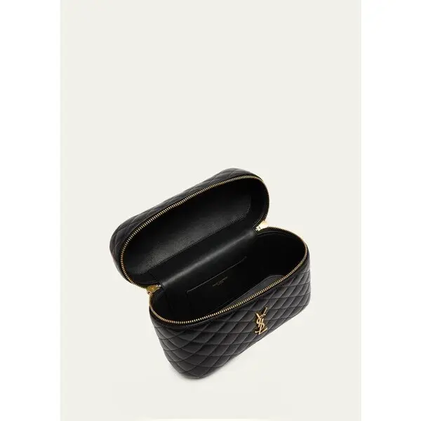 Saint Laurent Gaby Large Vanity Bag - Wine