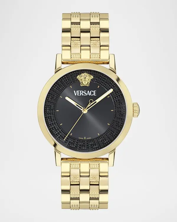 Versace Albireo 40mm Ip Yellow Bracelet Watch - Gold