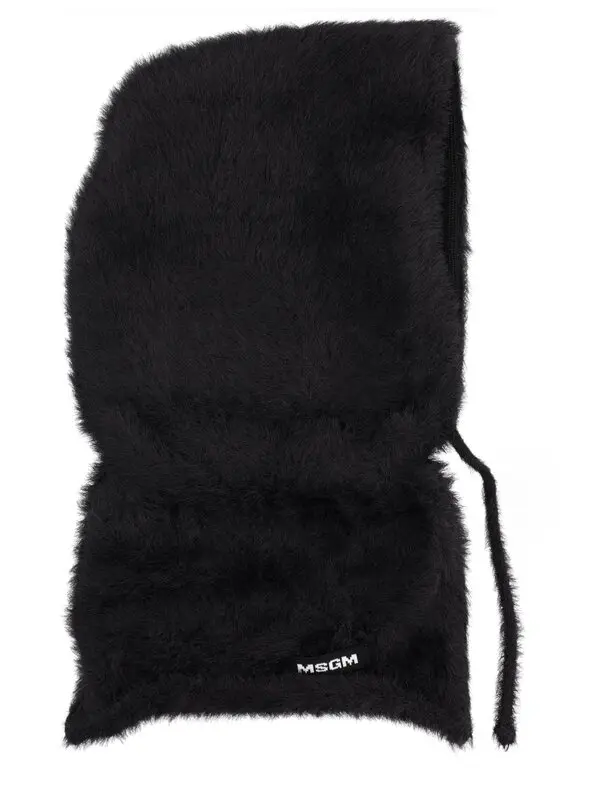 MSGM Knitted Balaclava - Black
