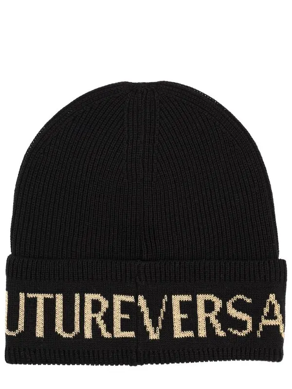 Versace Wool And Acrylic Beanie