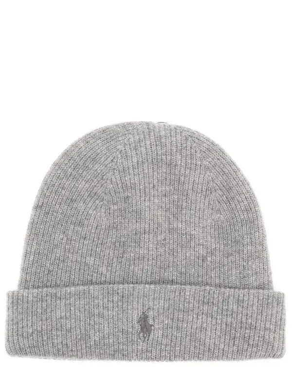 Ralph Lauren Cashmere Beanie - Grey