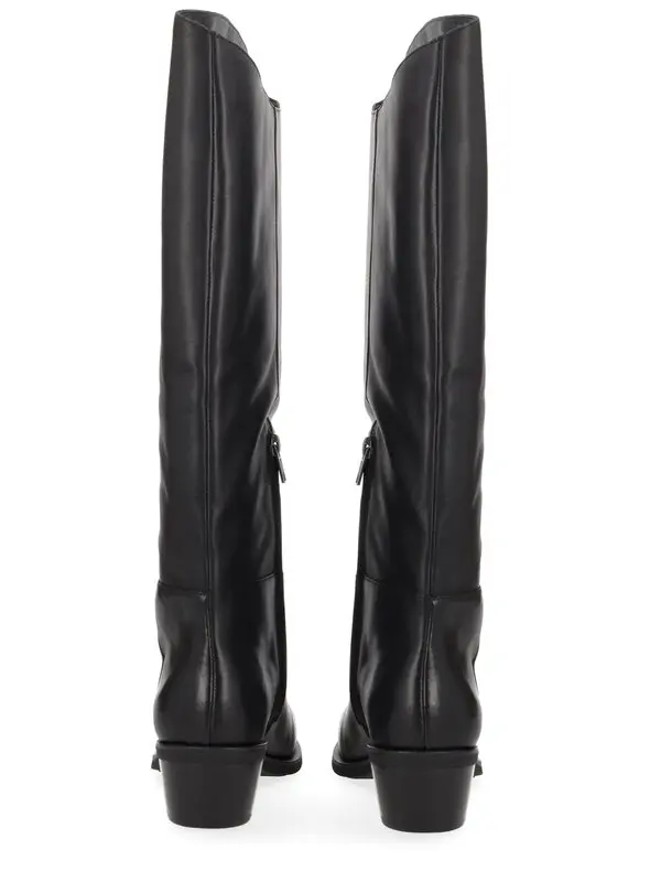 Ash Harpo Western Boots - Black