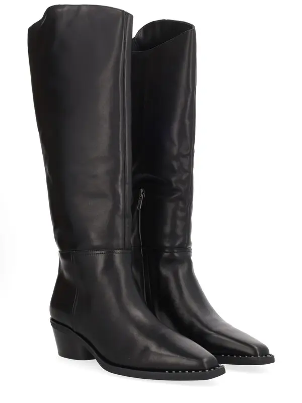 Ash Harpo Western Boots - Black