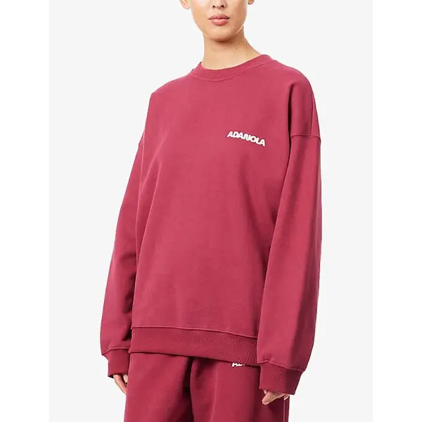 ADANOLA Movement Oversized Cotton Sweatshirt