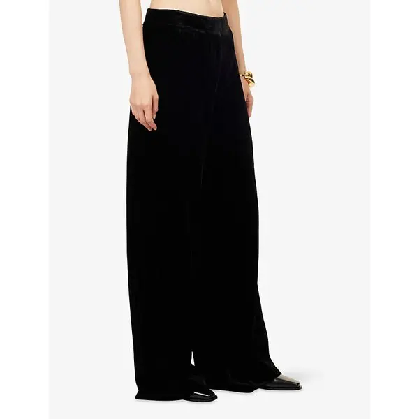 Veronica Beard Alex Wide-leg Woven Trousers