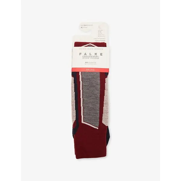 Falke Sk4 Advance Skiing Knee-high Socks - 8117 Merlot