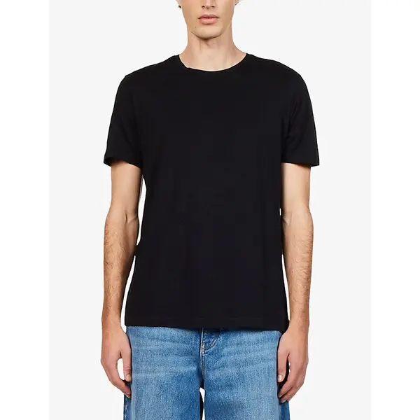 Paige Sorden Crew-neck Cotton T-shirt - Black
