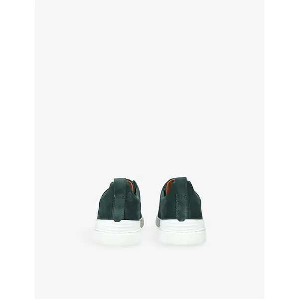 Zegna Triple Stitch™ Suede Trainers - Teal