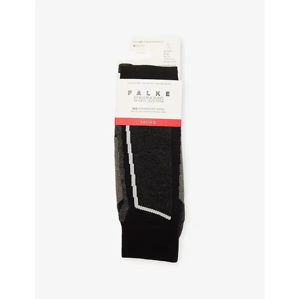 Falke Sk2 Intermediate Skiing Knee-high Socks - 3010 Black Mix