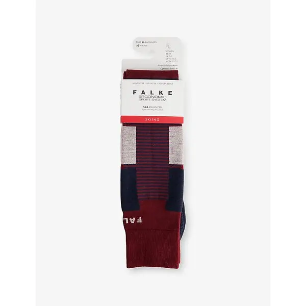 Falke Sk4 Advance Skiing Knee-high Socks - 8117 Merlot