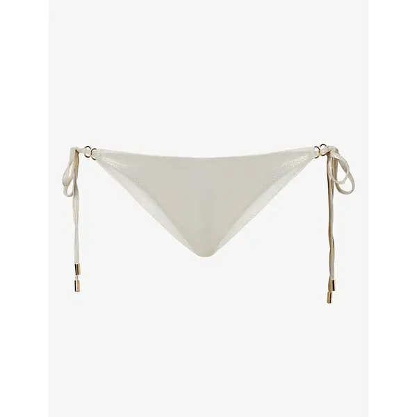Melissa Odabash Costa Side-tie Bikini Bottoms - Gold