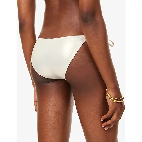 Melissa Odabash Costa Side-tie Bikini Bottoms - Gold