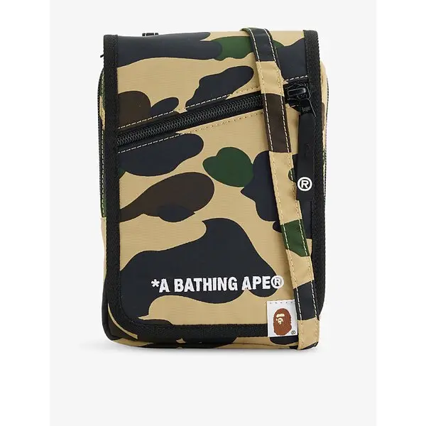 A BATHING APE 1st Camo Woven Phone Pouch - Yellow