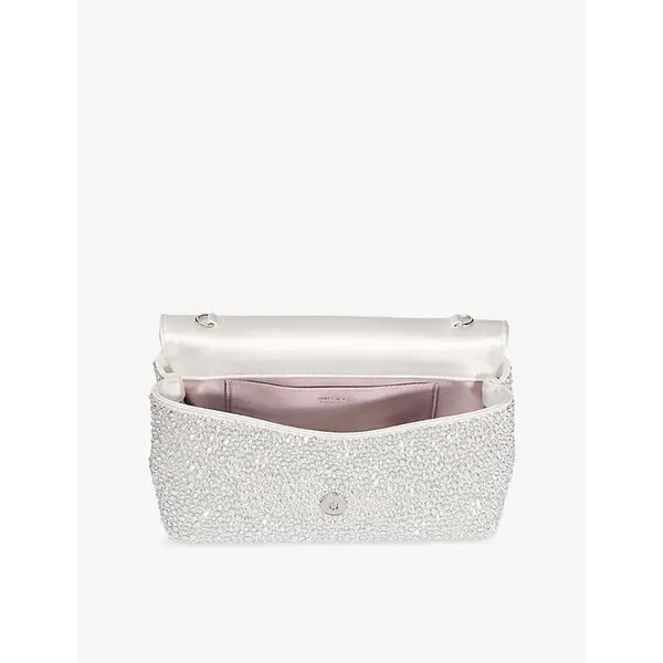 JIMMY CHOO Satin Clutch Bag With Bow
