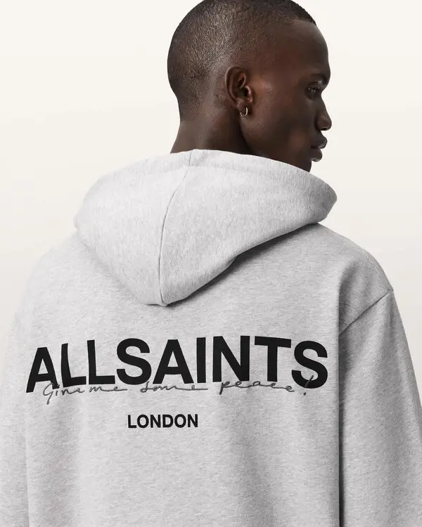 ALLSAINTS Halcyon Pullover Hoodie - Marl
