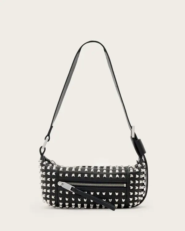 ALLSAINTS Vega Embellished Mini Shoulder Bag - Black