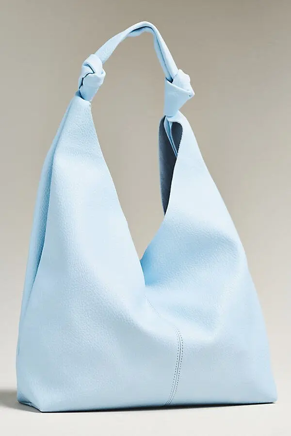 Anthropologie Love Knot Slouchy Bag - Sky