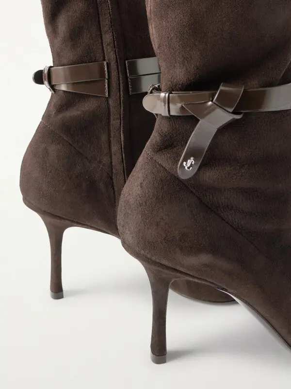 JIMMY CHOO Camie 85 Over-the-knee Boots - Brown