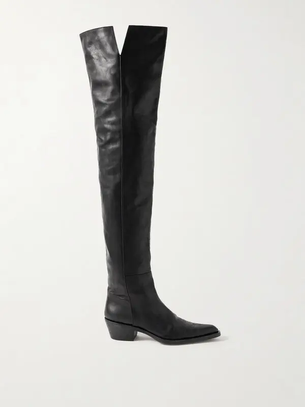 Khaite Clive Over-the-knee Boots - Black