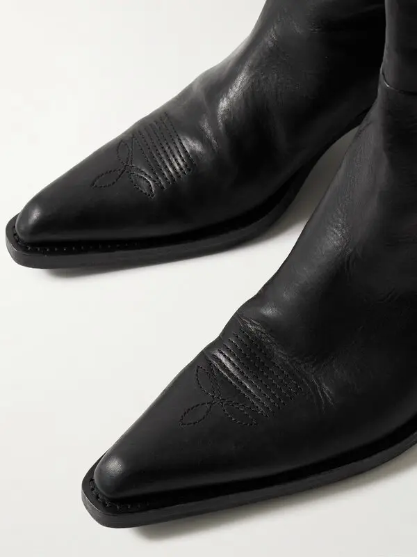 Khaite Clive Over-the-knee Boots - Black