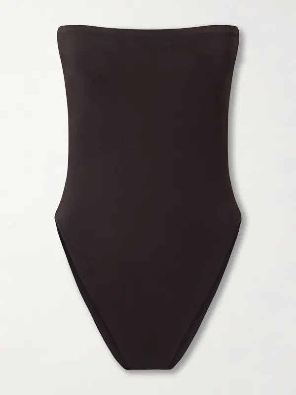 LIDO Sedici Bandeau Swimsuit - Brown