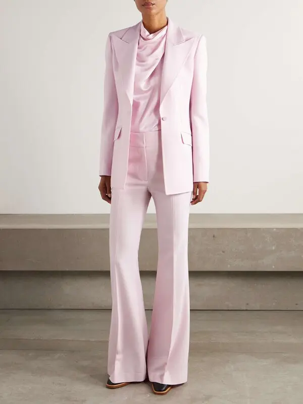 Gabriela Hearst Rhein Wool Flared Pants