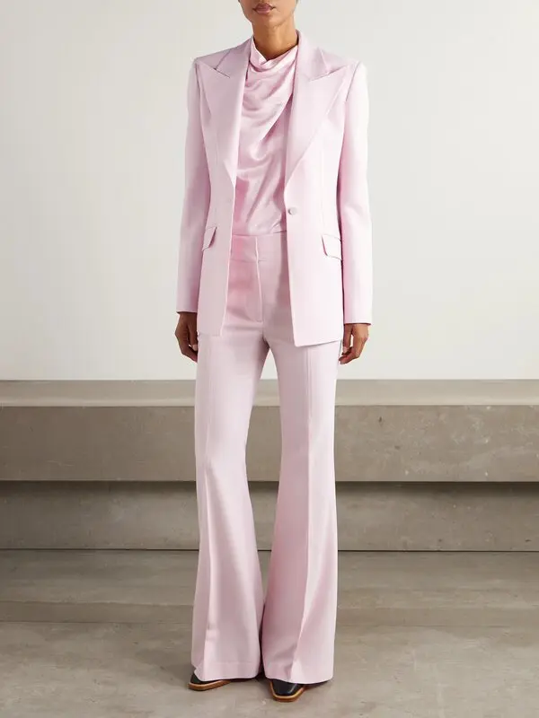 Gabriela Hearst Rhein Wool Flared Pants