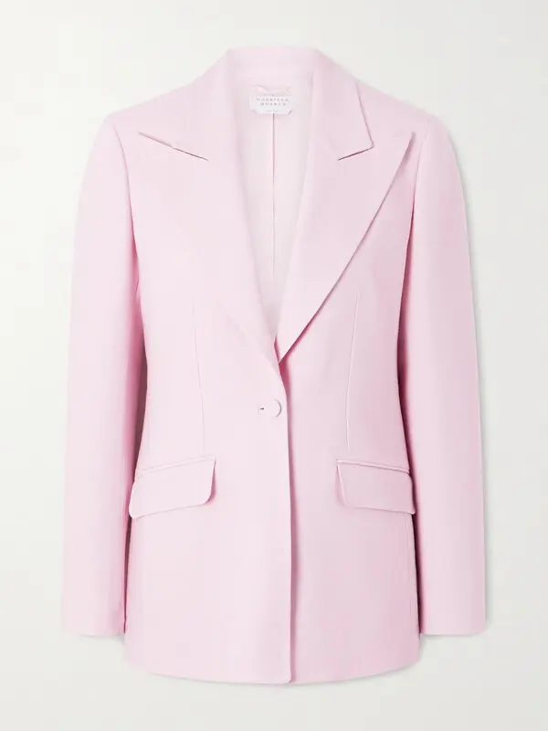 Gabriela Hearst Leiva Wool Blazer - Pink