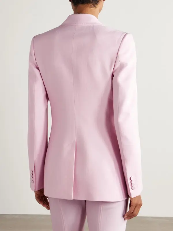 Gabriela Hearst Leiva Wool Blazer - Pink