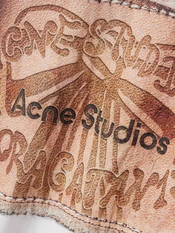Acne Studios Printed Organic Cotton-jersey T-shirt