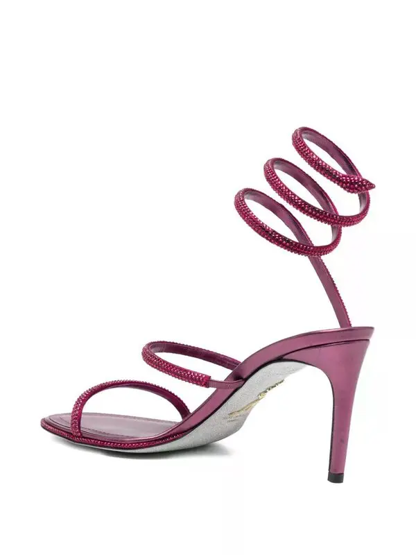 Rene Caovilla 80mm Cleo Embellished Sandals