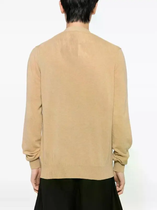 Play Comme Des Garcon Heart Appliqué Cardigan