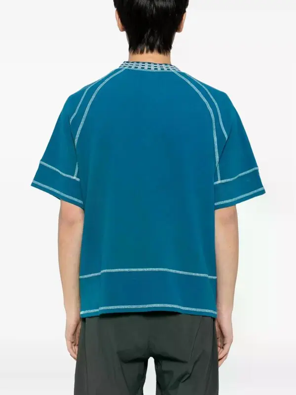 Asics Slogan-embroidered T-shirt