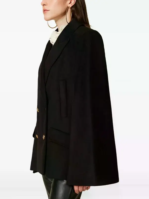 TWINSET Wool-blend Double-breasted Coat