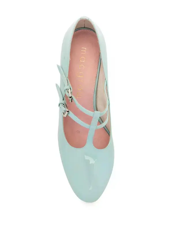 MACGRAW Aviary T-bar Pumps - Blue