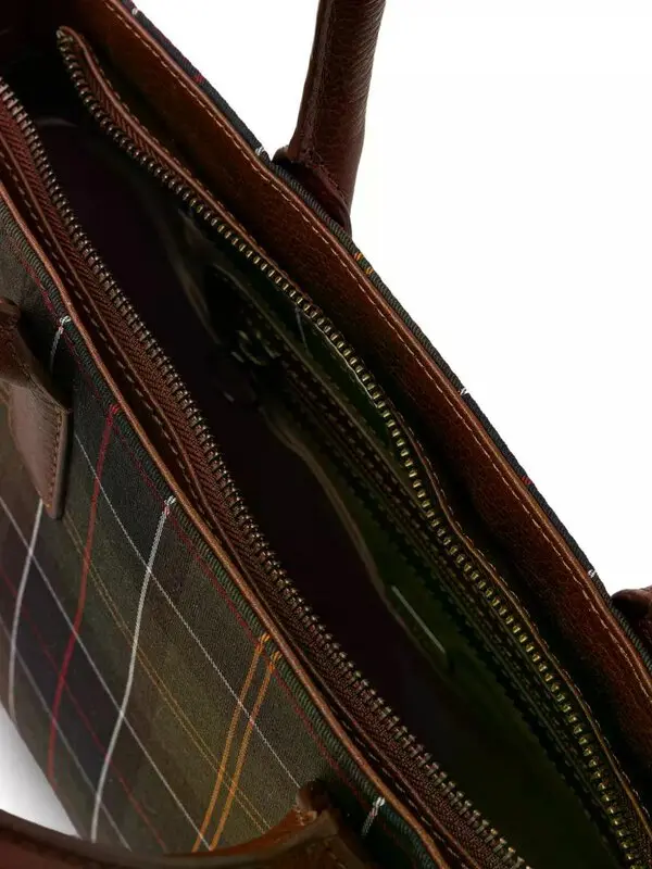 Barbour Tartan-pattern Tote Bag