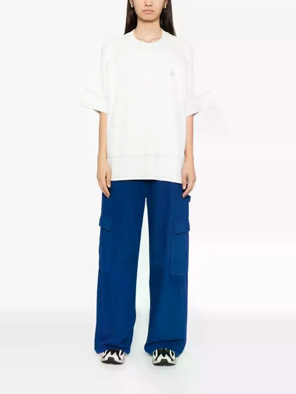Asics Slogan-embroidered T-shirt
