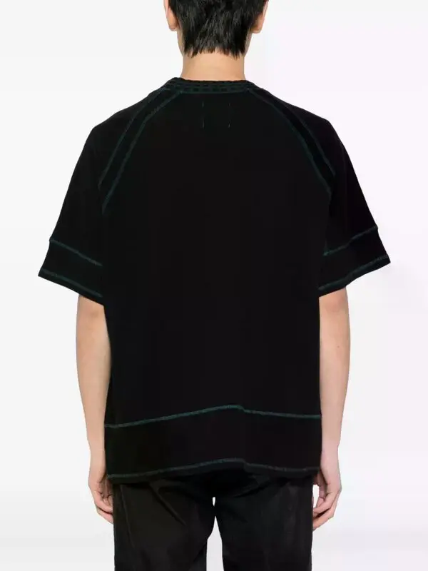 Asics Slogan-embroidered T-shirt