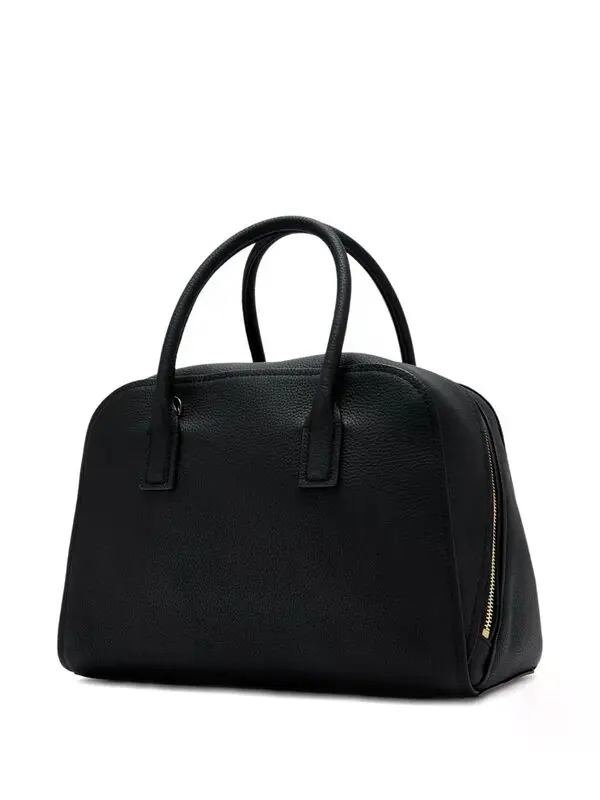 Michael Kors Top-handle Satchel With Logo Plaque