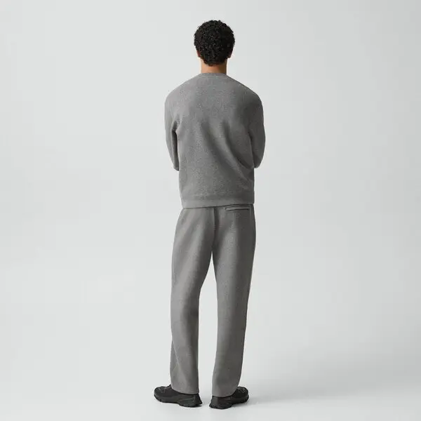 Theory Drawstring Sweatpant In Light Bilen - Grey Heather