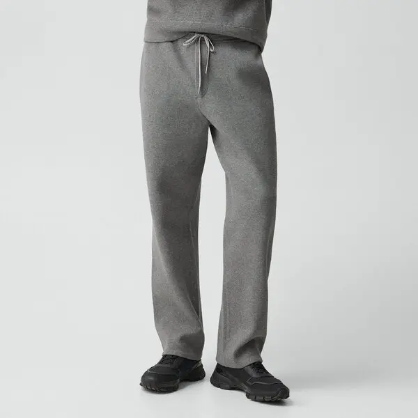Theory Drawstring Sweatpant In Light Bilen - Grey Heather