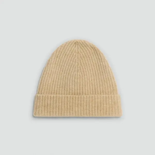 Theory Astor Wool Chunky Beanie - Beige