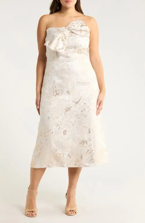 SUGARLIPS Lola Jacquard Strapless Dress