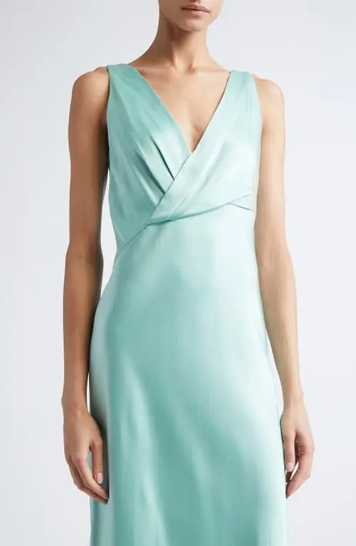 JASON WU Bias Cut Crepe Back Satin Dress