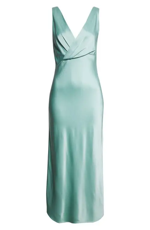 JASON WU Bias Cut Crepe Back Satin Dress
