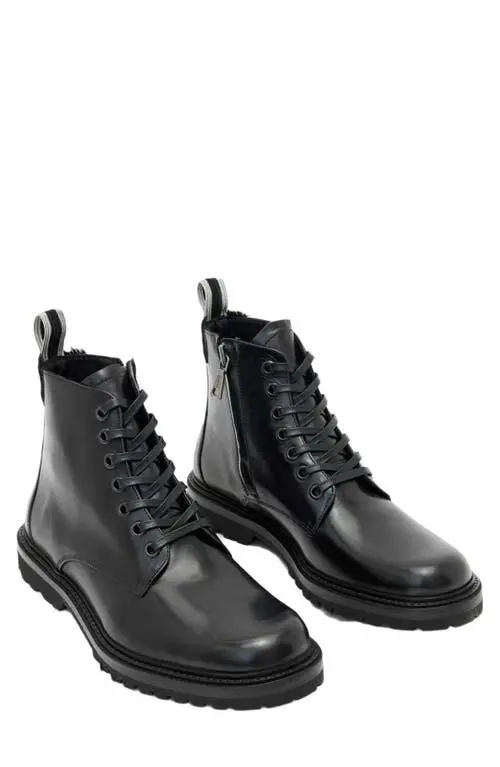 John Varvatos Lex Leather Combat Boots