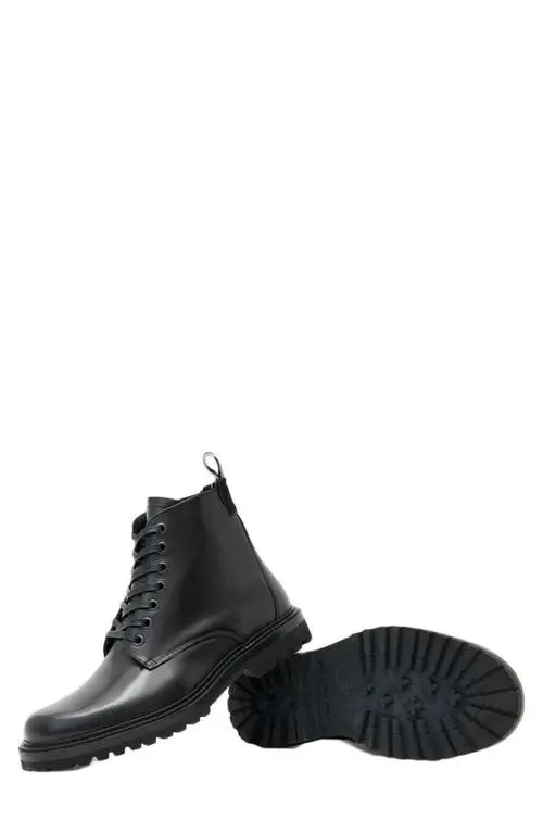 John Varvatos Lex Leather Combat Boots